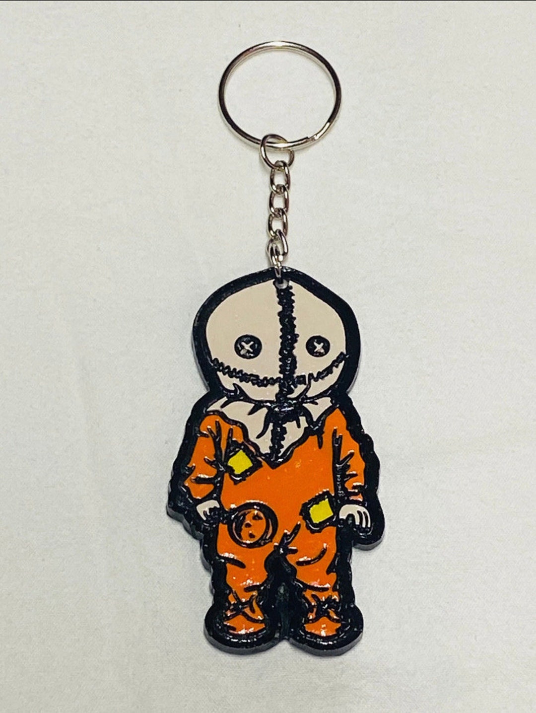 Sam Trick R Treat Inspired Handmade Resin Keychain, Key Ring, Horror ...