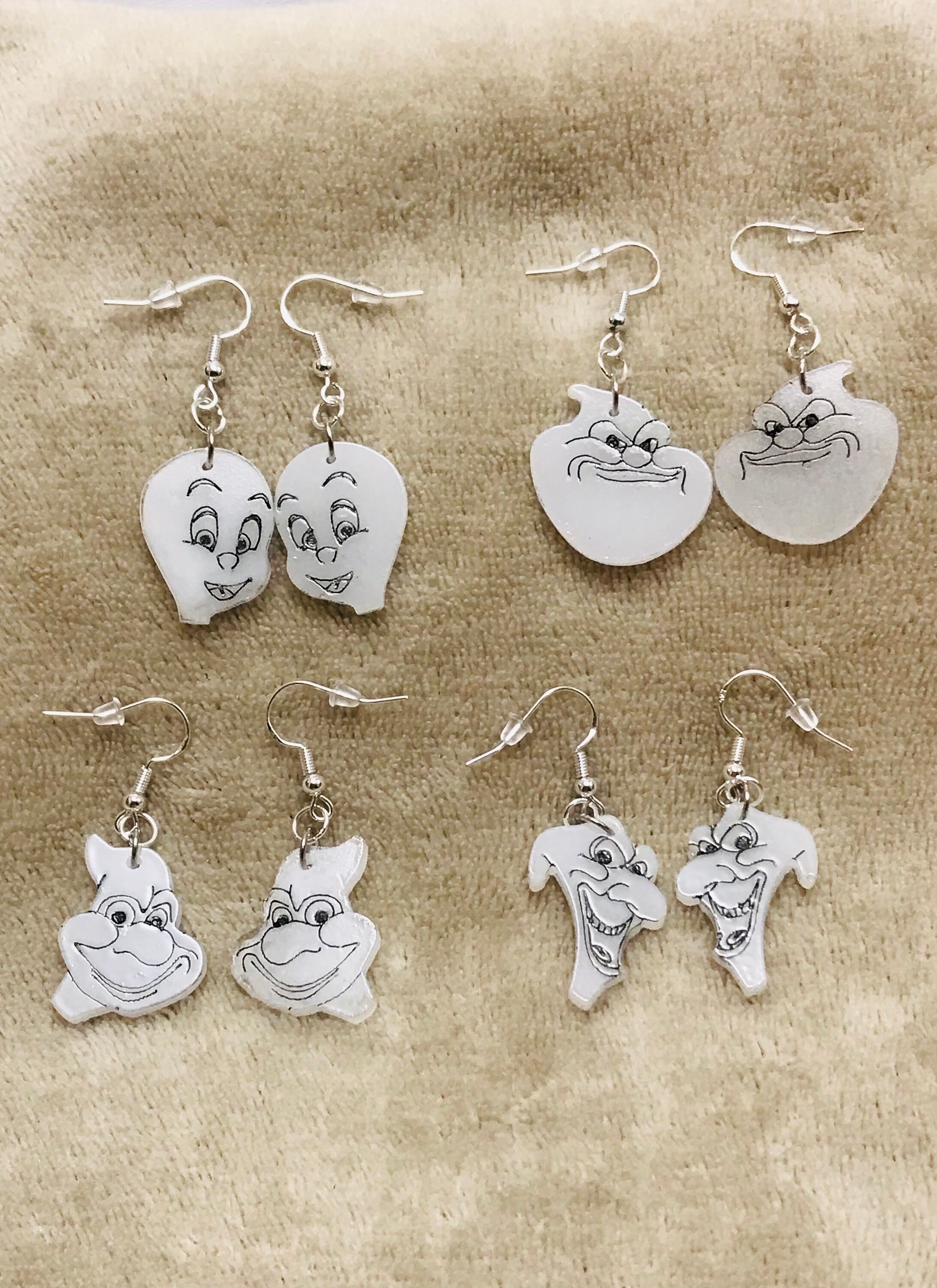 Casper the Friendly Ghost Inspired Uncles, Inspired Sterling Silver 925 ...