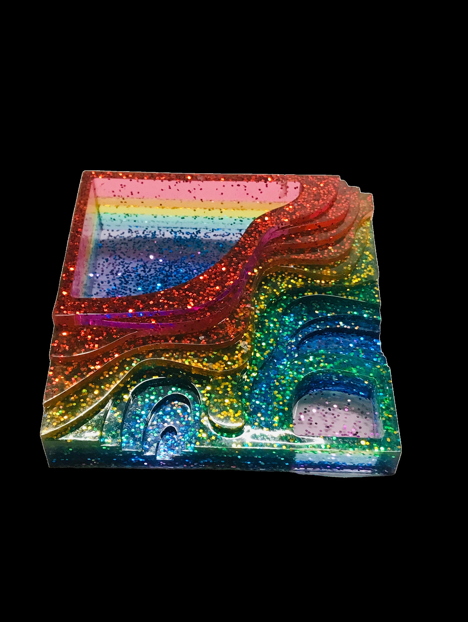 Rainbow LGBTQ Pride, Desk Planter, Catchall, Desktop Organizer, Vanity ...