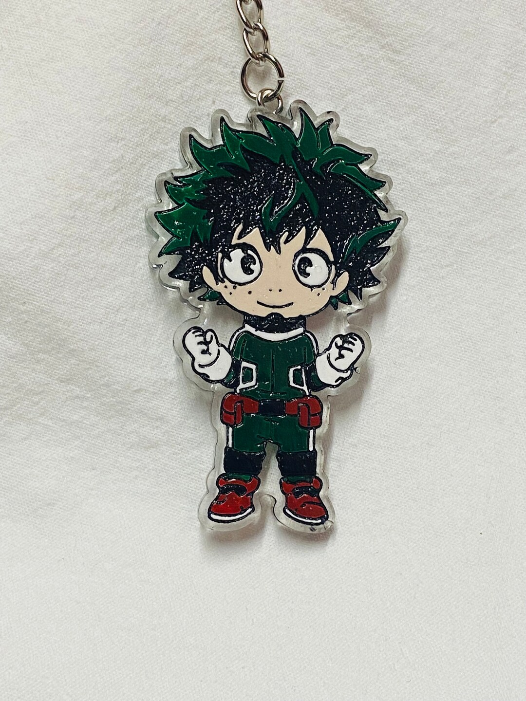 Anime My Hero Academia Deku Izuku Midoriya Inspired Hand Painted Resin ...