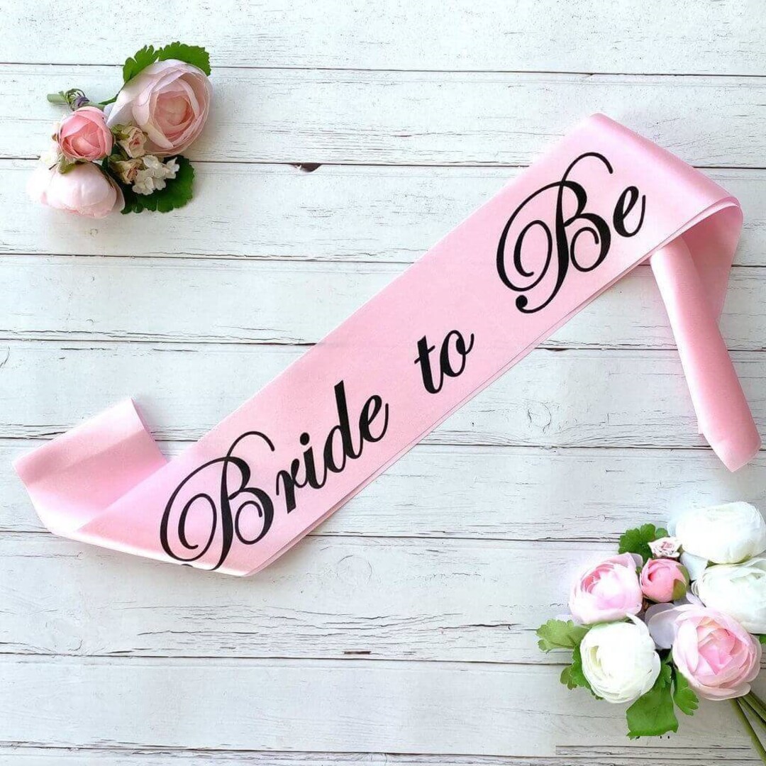 Hen Party Sashes Team Bride Ribbon Sash Bridal Party Sash Hen Party ...
