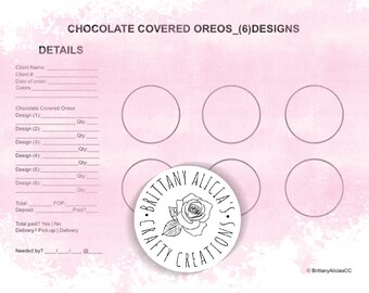 Candy Order Form Template - Etsy