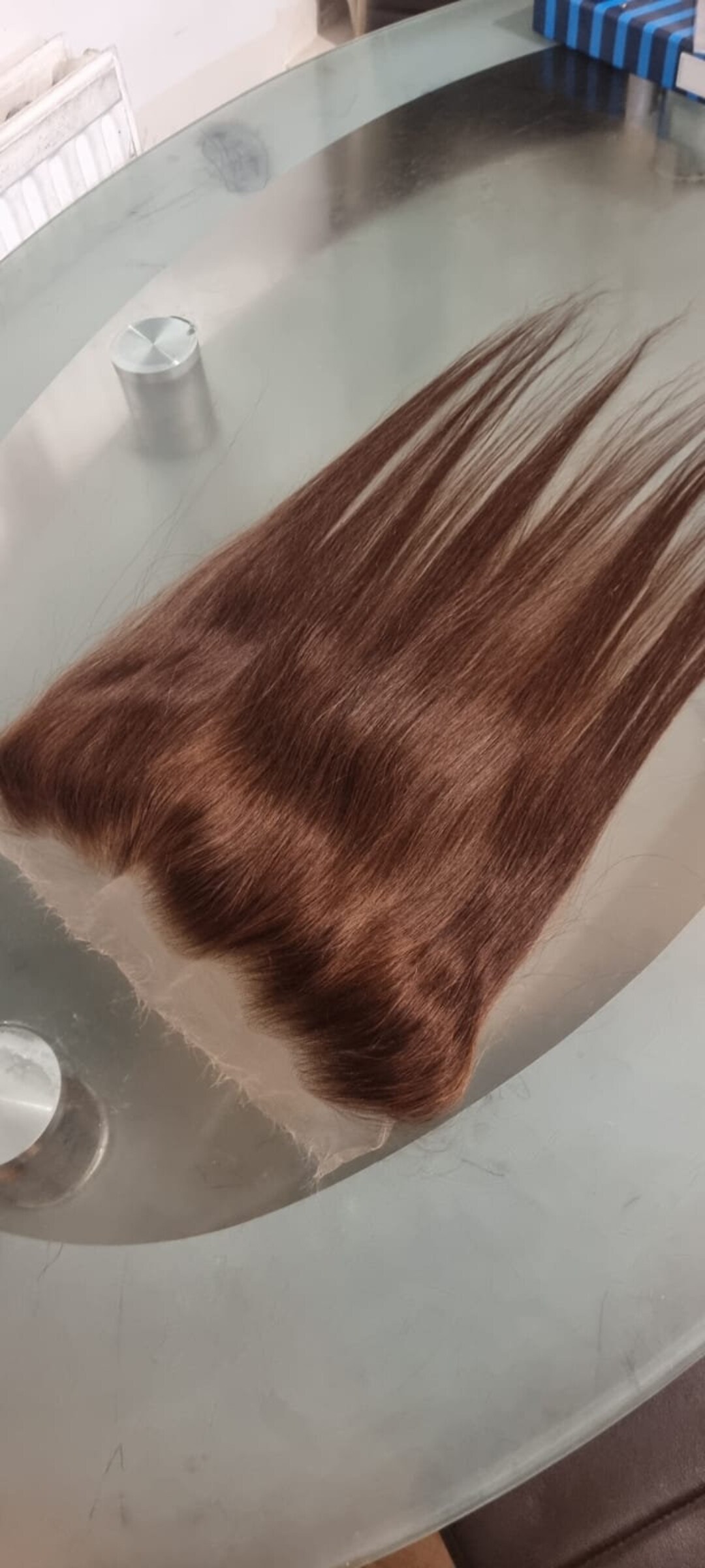 Colour 4 Peruvian Virgin Human Hair Straight HD Lace Frontal - Etsy