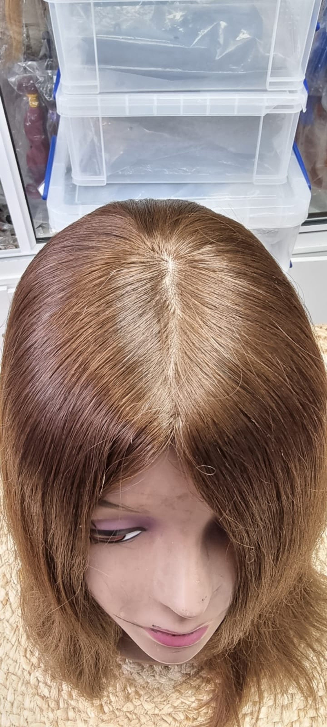 Ash Blonde 6 Human Hair Wig Silk Base Top Kosher Wig Sheitels - Etsy