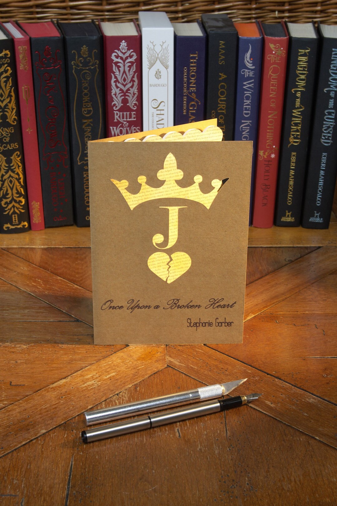 Once Upon a Broken Heart Keepsake Papercut Card. Stephanie Garber ...