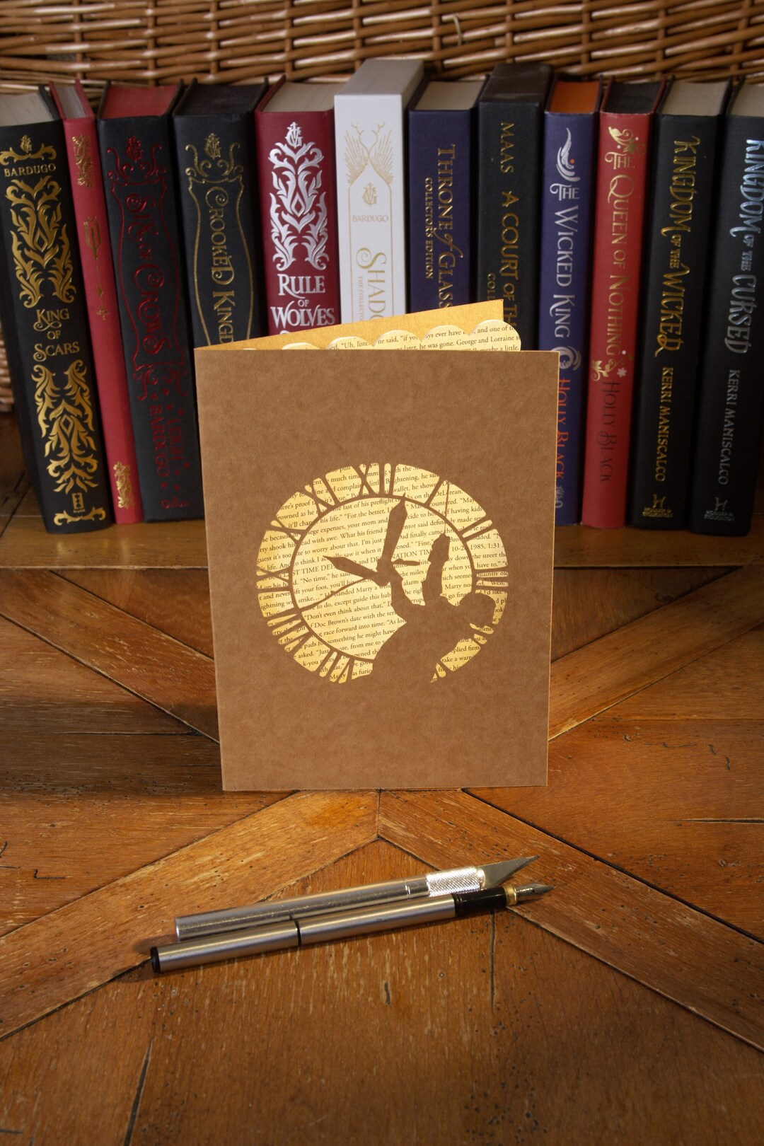 Back to the Future Keepsake Papercut Card. From the Book and Musical ...