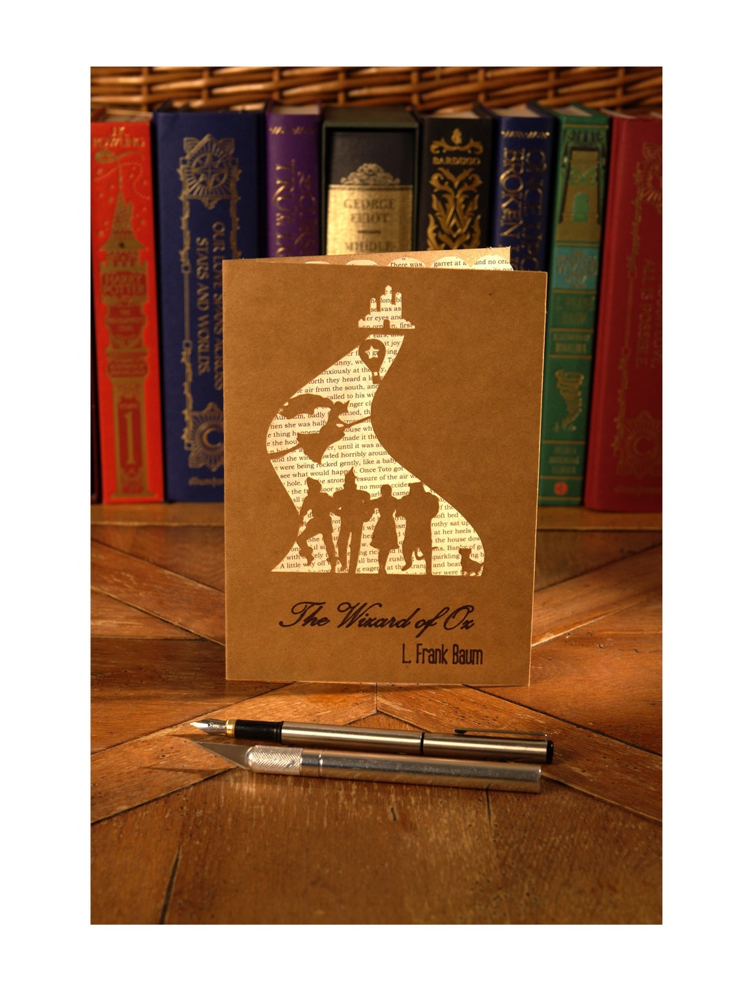 The Wizard of Oz Papercut Keepsake Card. L. Frank Baum. From the ...