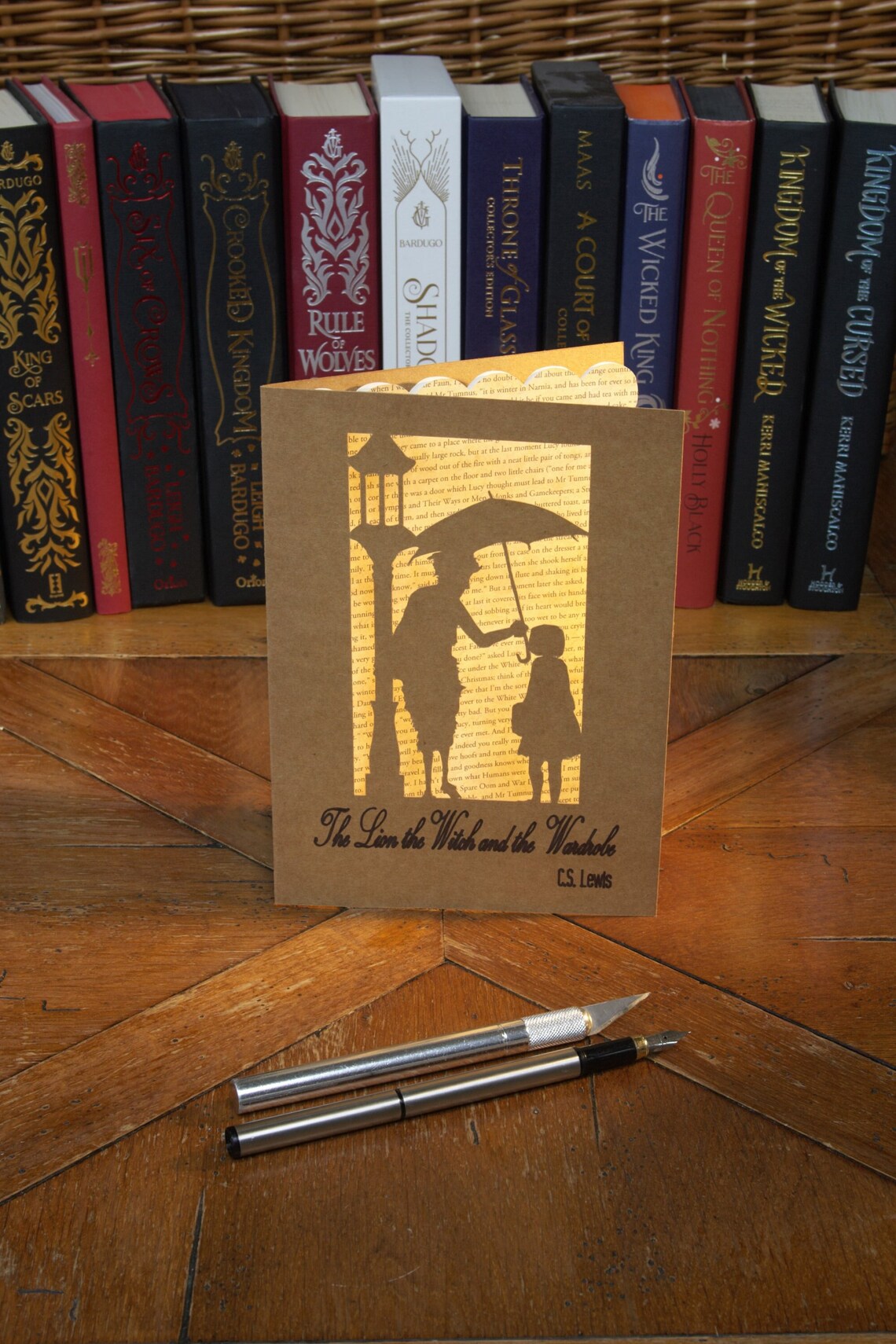 The Lion the Witch and the Wardrobe Papercut Card. C. S. - Etsy