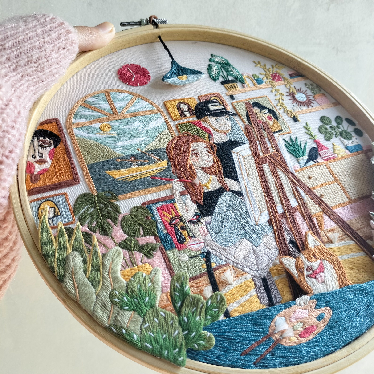 Custom Embroidery Portrait From Photo Personalized Gift for - Etsy