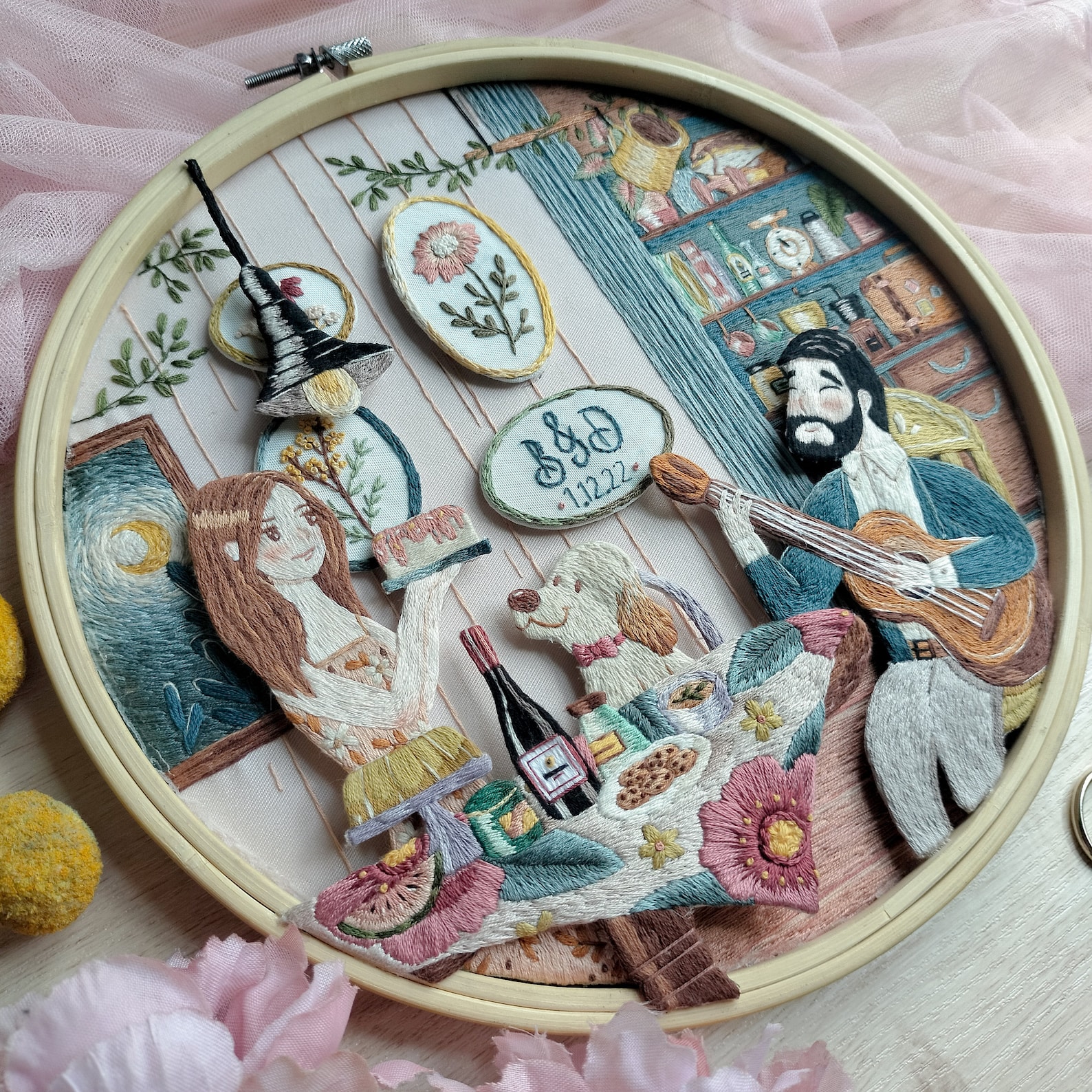 Custom Embroidery Portrait From Photo Personalized Gift for - Etsy