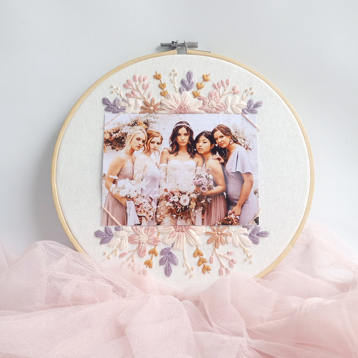 Embroidery KIT Flower Frame for Beginner, Modern, Funny, + Video ...