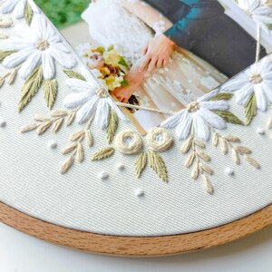 Embroidery KIT Romantic Flower Frame for Beginner, Modern + Video ...
