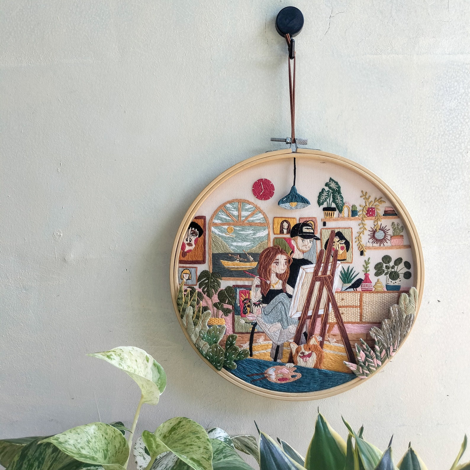 Custom Embroidery Portrait From Photo Personalized Gift for - Etsy