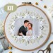 Embroidery KIT Romantic Flower Frame for Beginner, Modern Video ...