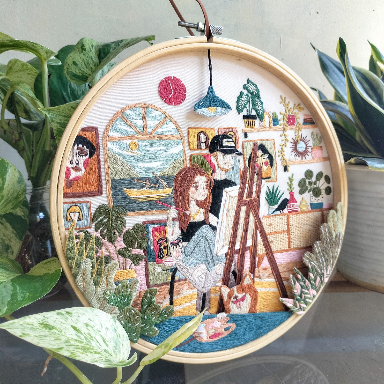 Custom Embroidery Portrait From Photo Personalized Gift for - Etsy