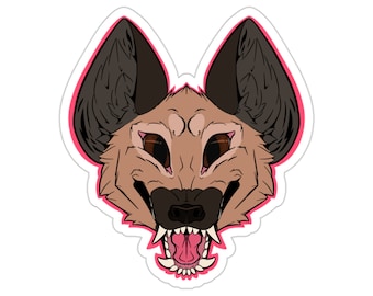 Hyena Sticker Watermelon - Etsy