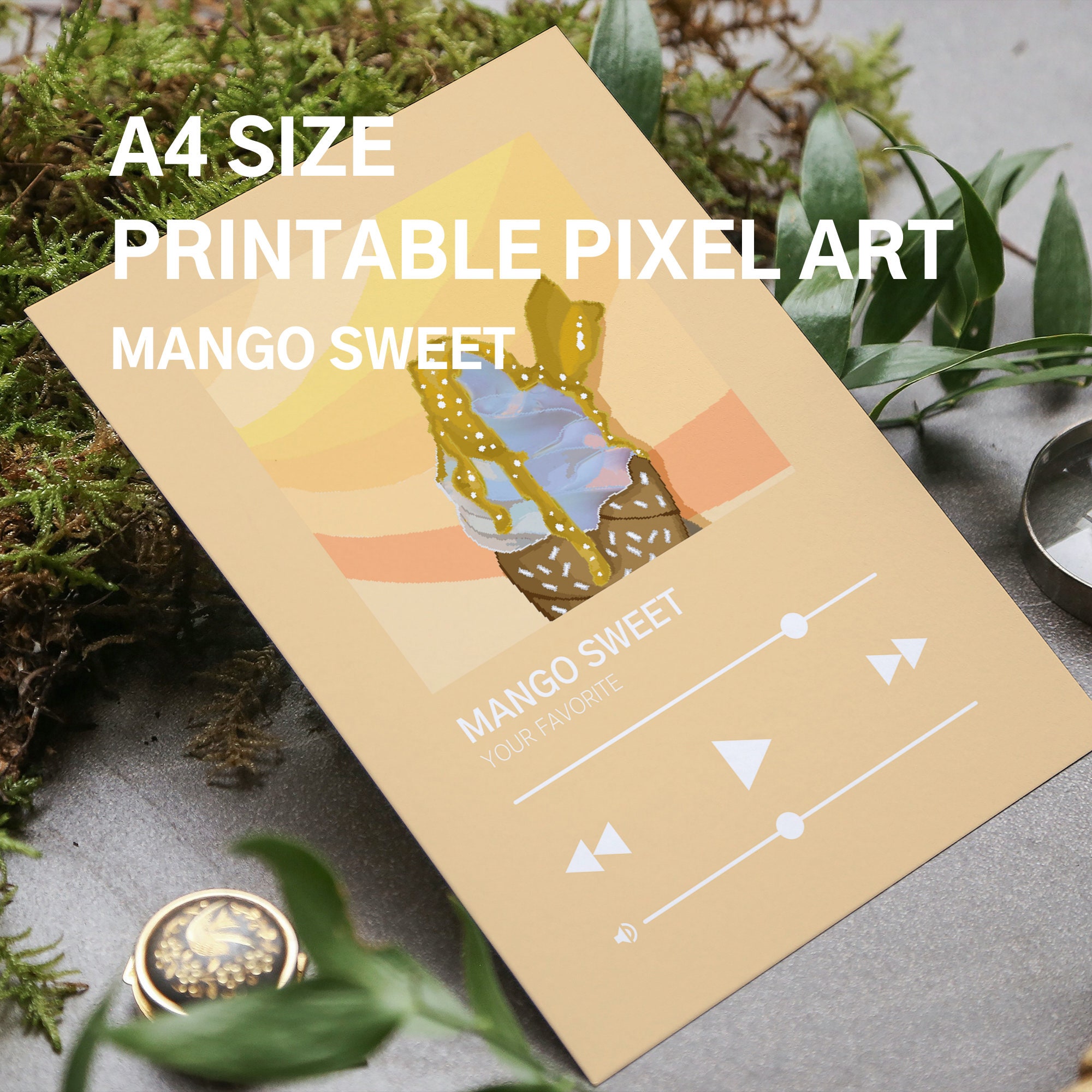 A4 size printable frame drawing art Pixel art bundle Printable frame ...