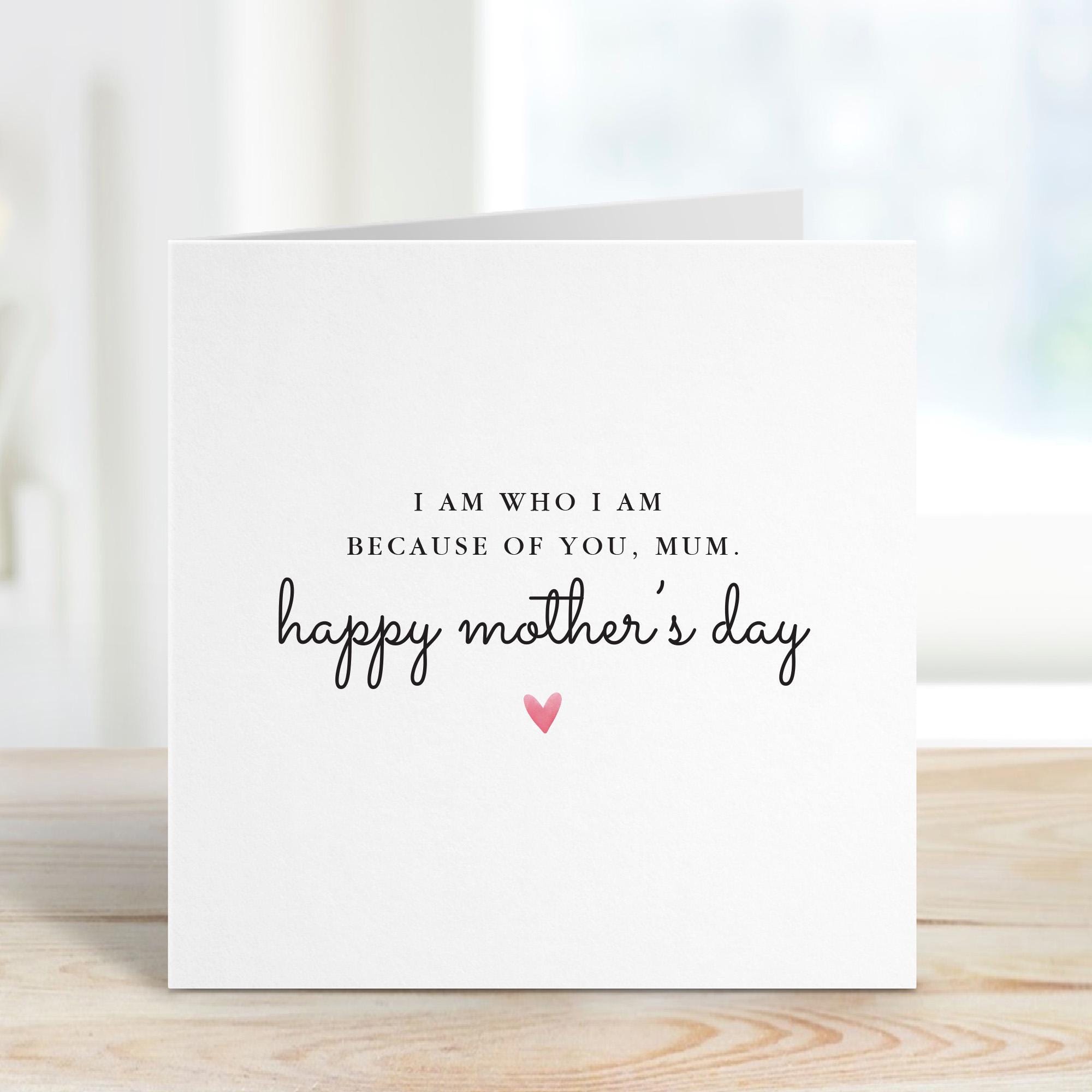 Mum's Heartfelt Mother's Day Card for a Special Mum Appreciation Gift ...