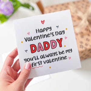 Cute Valentine’s Day Card for Dad From Daughter or Son Funny and ...