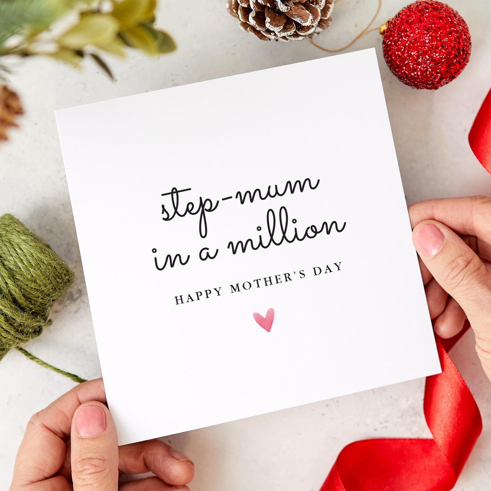 Mother's Day Card for Step-mum Thoughtful Gift for Stepmother Heartfelt ...