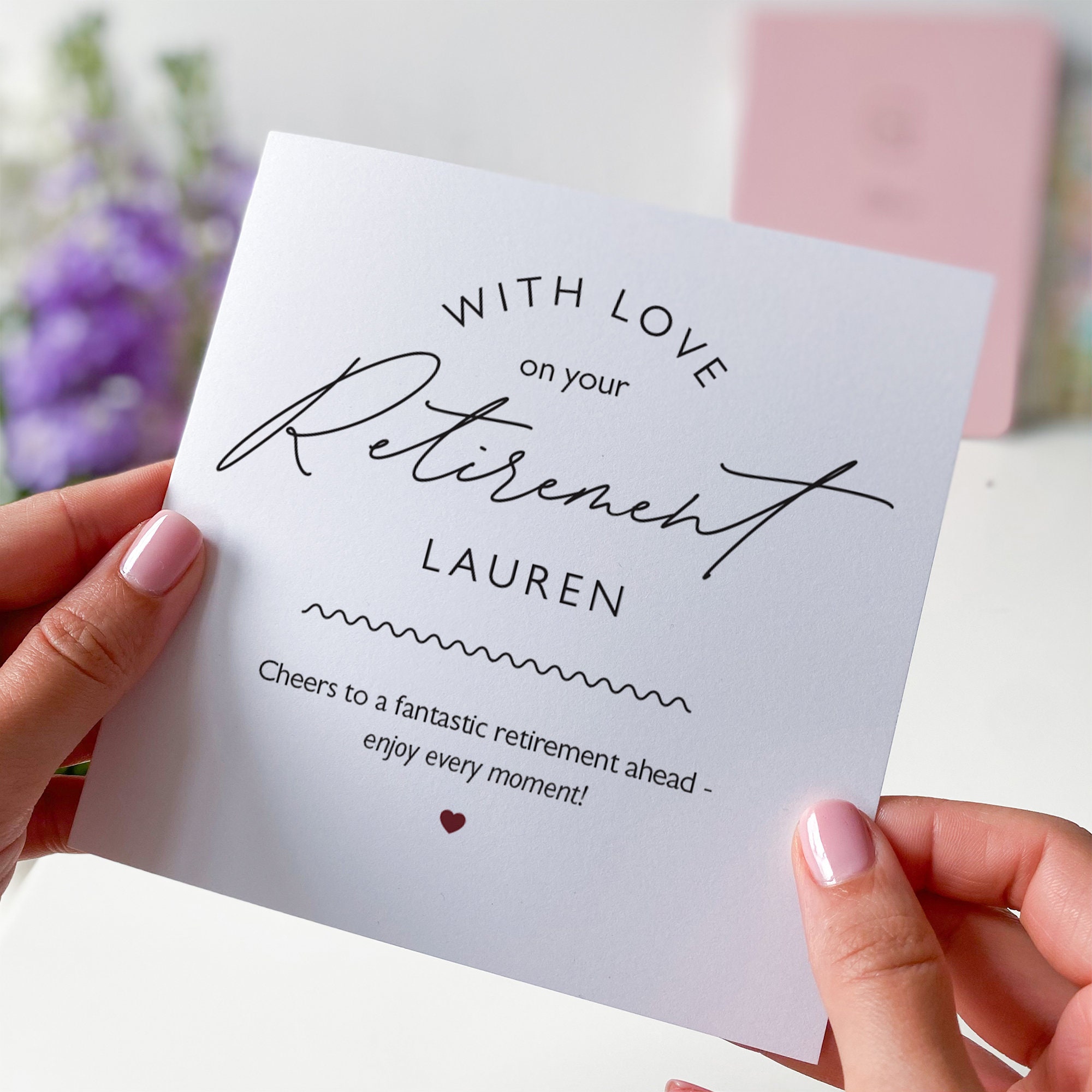 Personalized Retirement Card, Custom Text, Happy Retirement Gift - Etsy