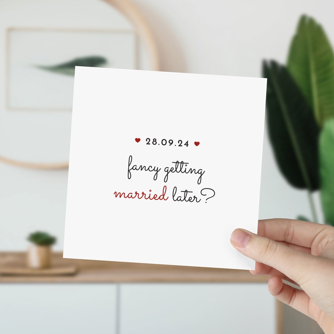 Fancy Getting Married Later Wedding Morning Gift Card for Wedding Day ...