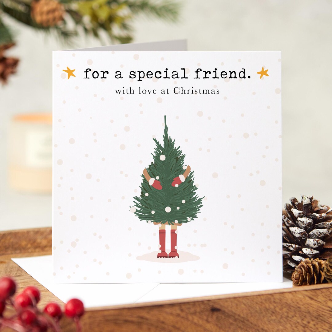 For A Special Friend Christmas Card for Best Friend With Love at ...