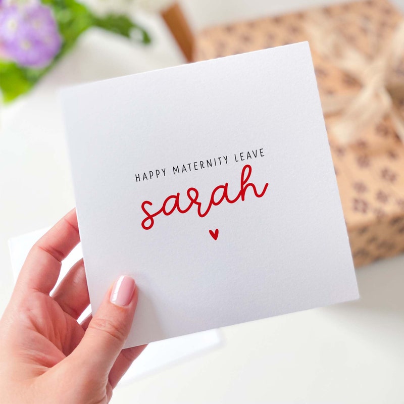 Maternity Leave Card - Etsy UK