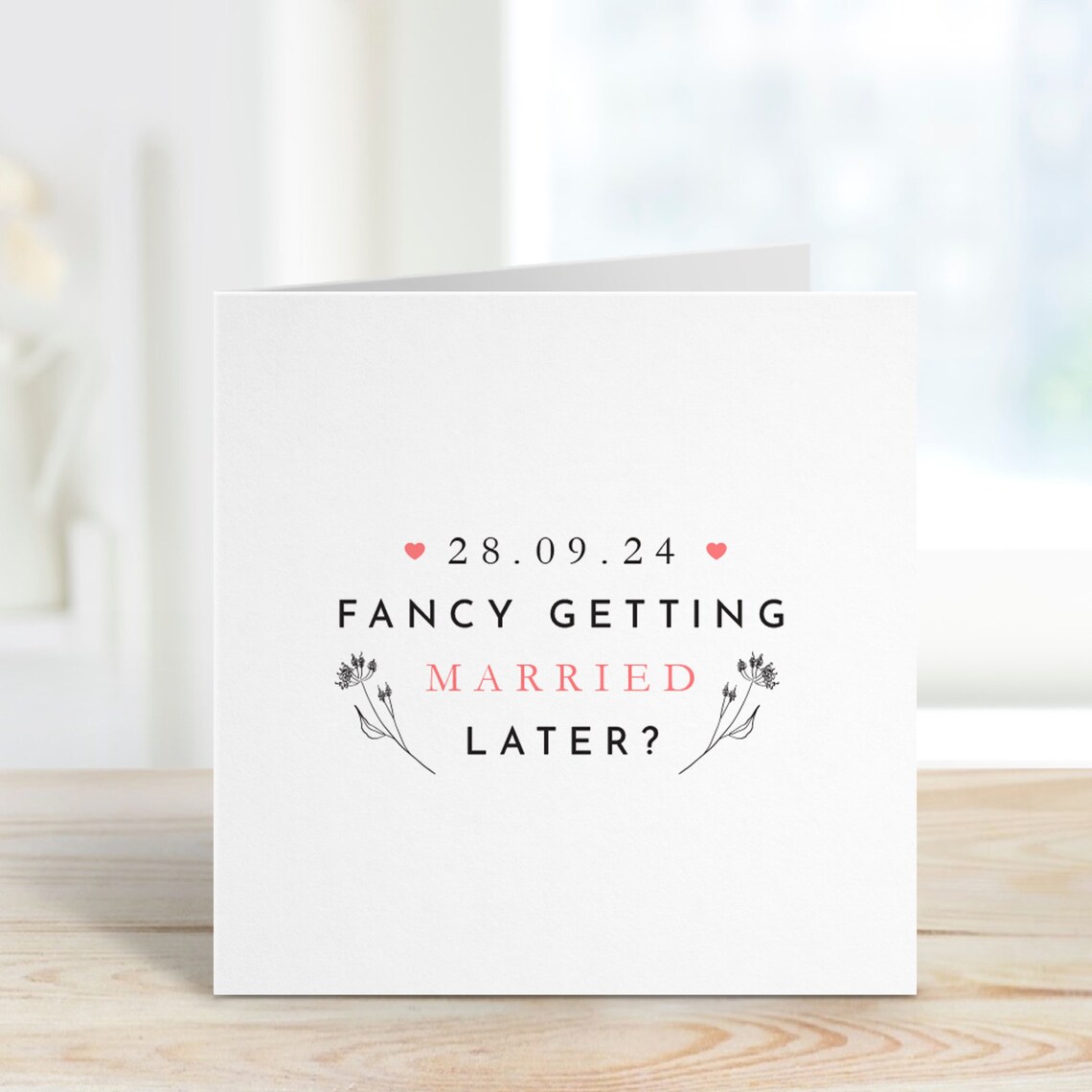 To My Groom or Bride Wedding Day Card With Date Fancy Getting Married ...