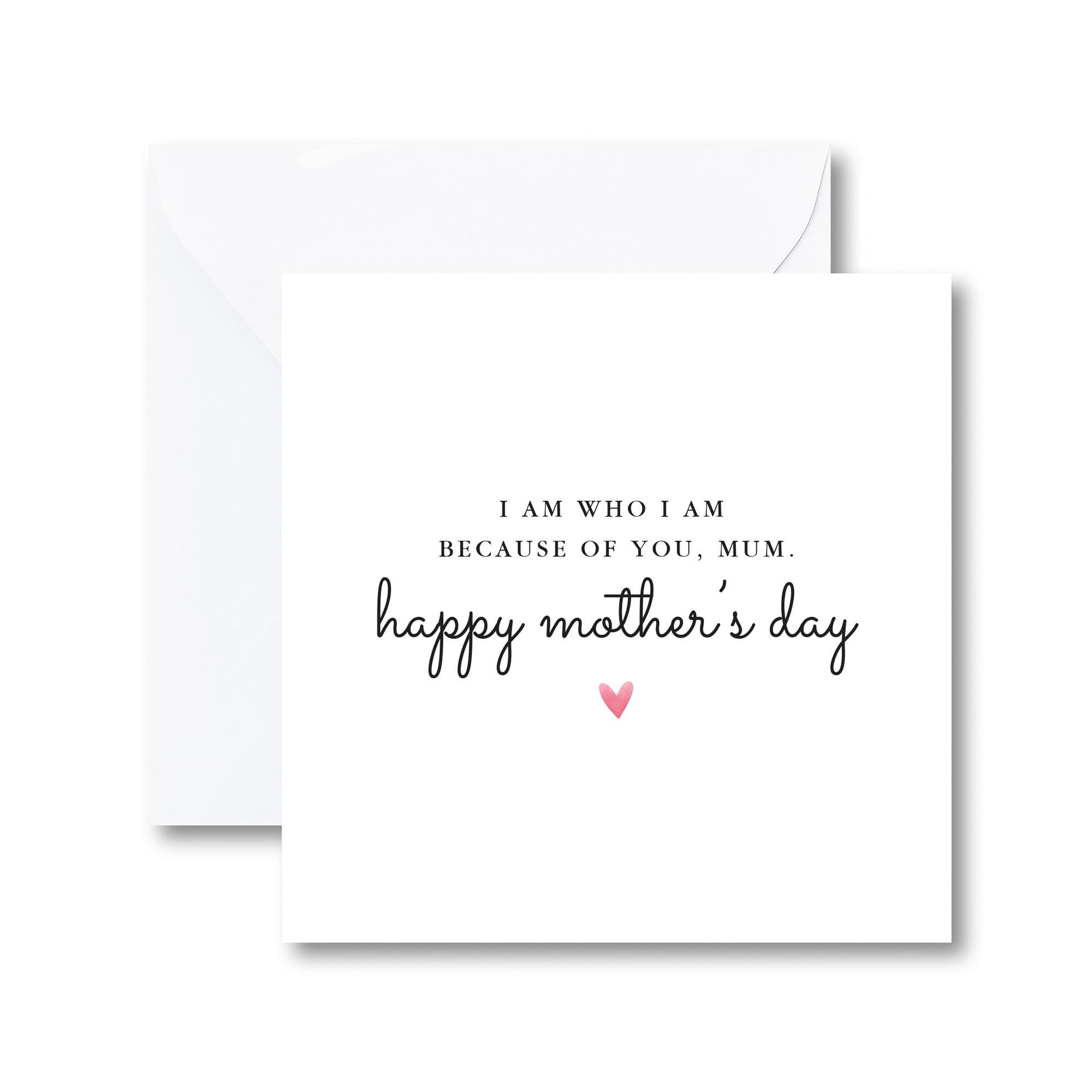 Mum's Heartfelt Mother's Day Card for a Special Mum Appreciation Gift ...