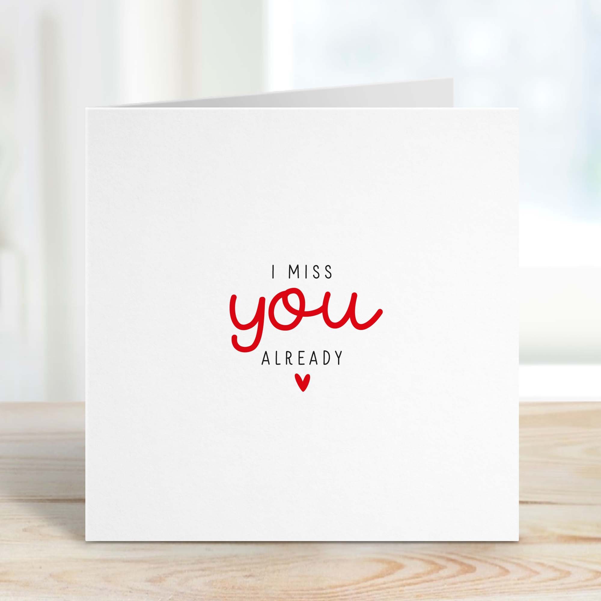 I'll Miss You Card | Farewell, New Job, Moving Away - Etsy