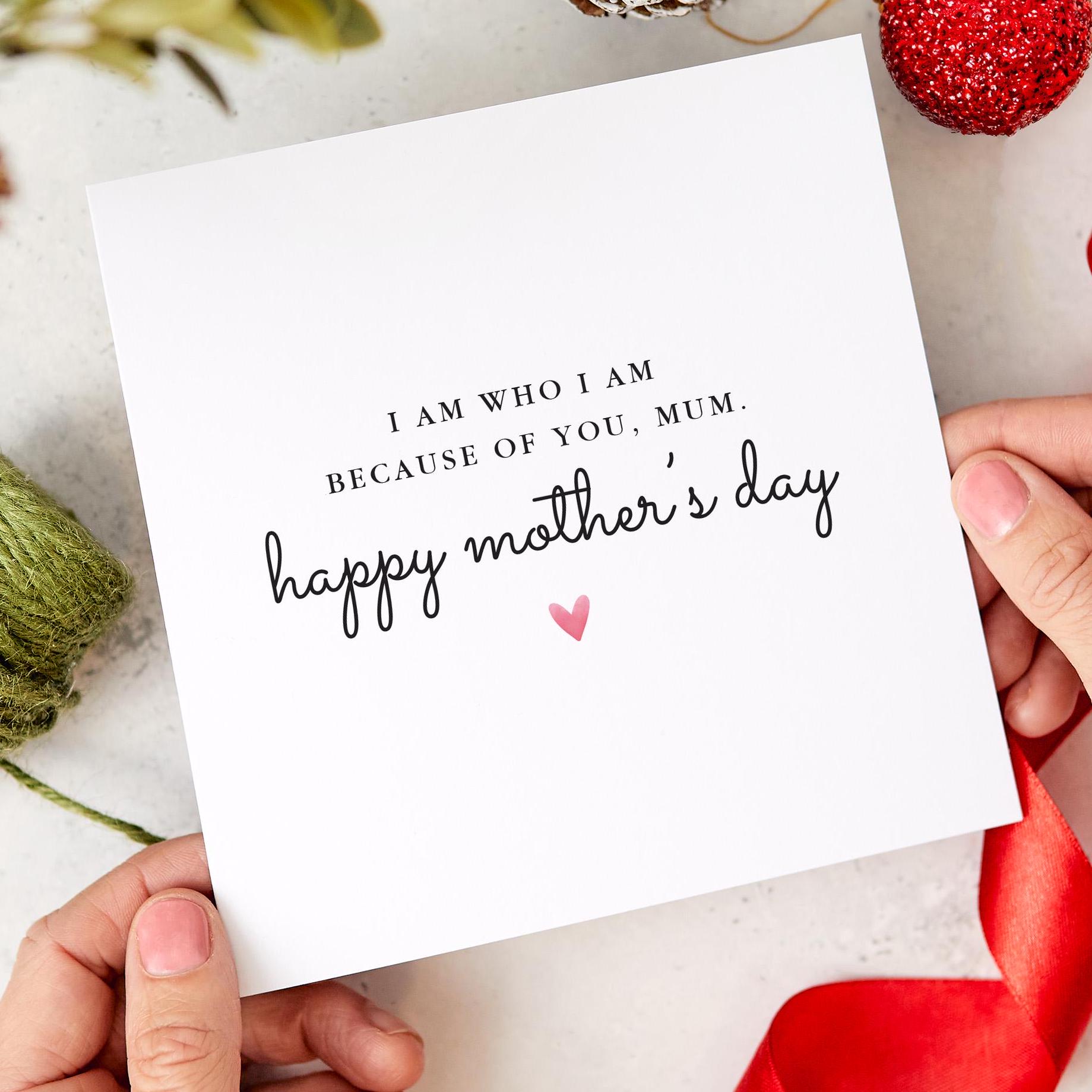 Mum's Heartfelt Mother's Day Card for a Special Mum Appreciation Gift ...