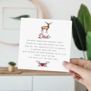 Christmas Card for Dad: Heartfelt Message - Etsy
