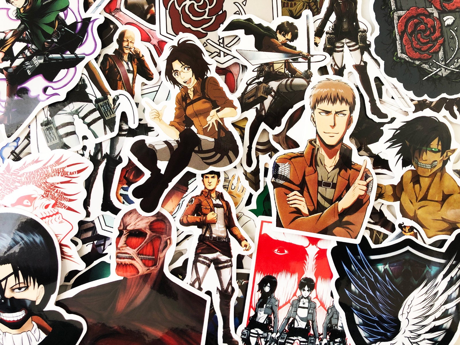 Stickers Paper & Party Supplies Stickers, Labels & Tags 42 Attack on ...