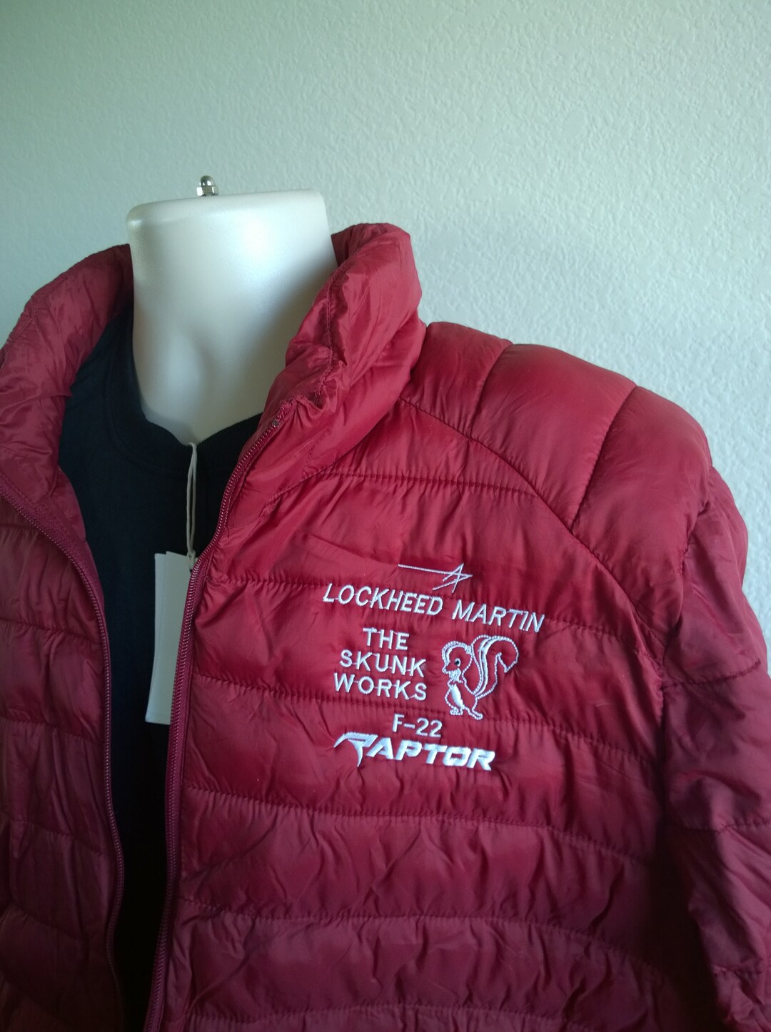 3XL LOCKHEED MARTIN Skunk Works Jacket F-22 Raptor - Etsy