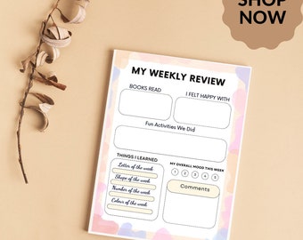 Preschool Week Review Template Headstart Preschool Mothers Day Out ...