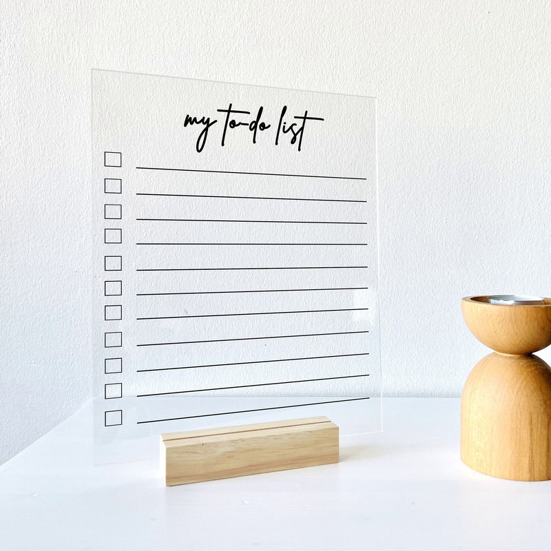 Erasable to Do List - Etsy