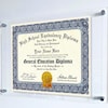 DIPLOMA FLOATING FRAME, Certificate Frame, Poster Frame, Clear Acrylic ...