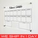 Blank Acrylic Dry Erase Board Black Acrylic for Wall, Personalized ...