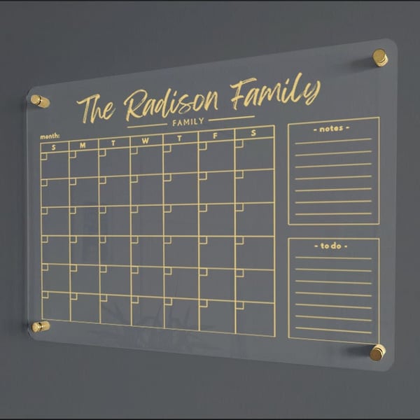 Wall Calendar - Etsy