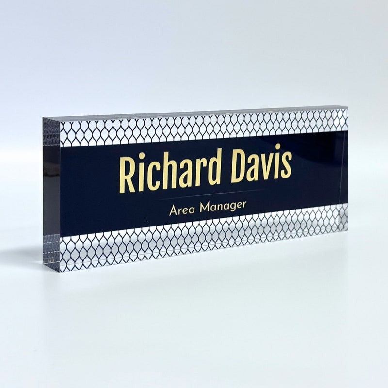 Desk Name Plate - Etsy