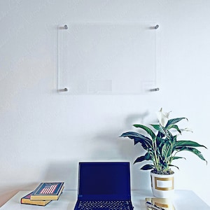 Blank Acrylic Dry Erase Board Black Acrylic for Wall - Etsy