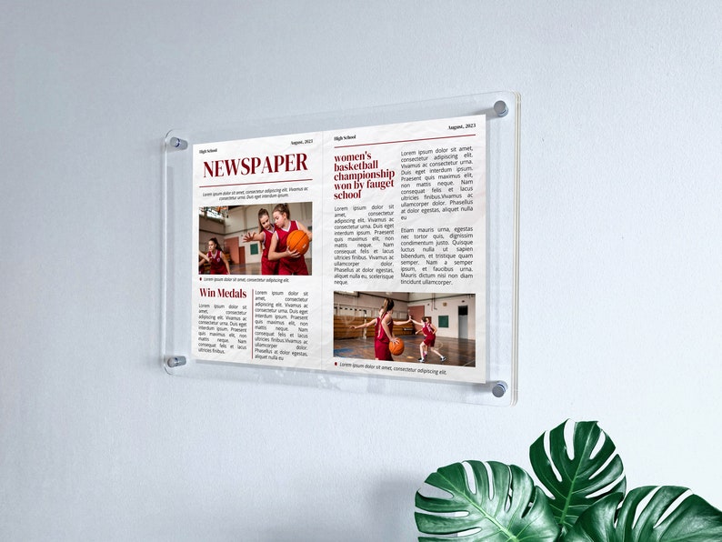 FLOATING MAP FRAME, Poster Frame, Clear Acrylic Frame, Frameless Frame ...