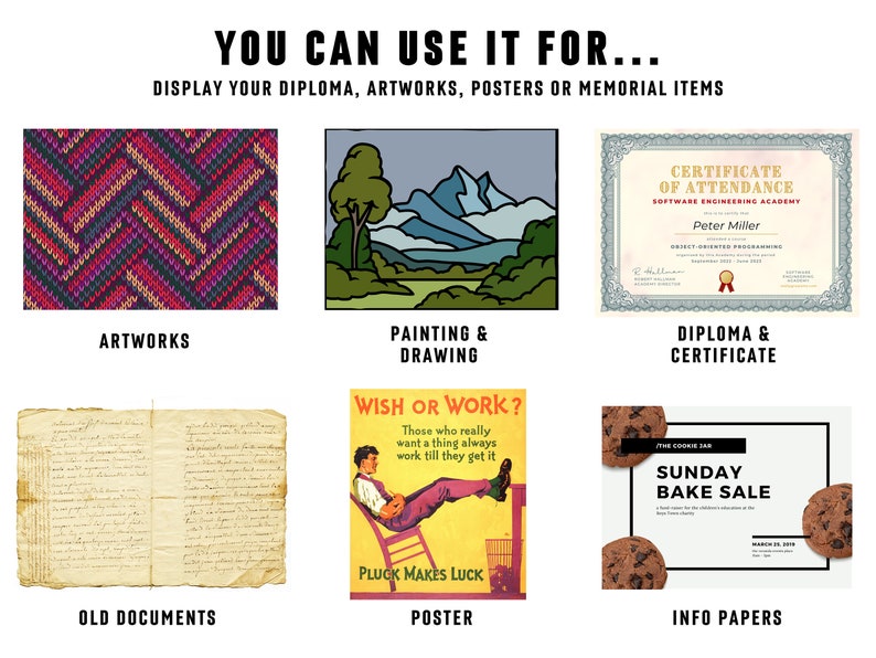 FLOATING MAP FRAME, Poster Frame, Clear Acrylic Frame, Frameless Frame ...