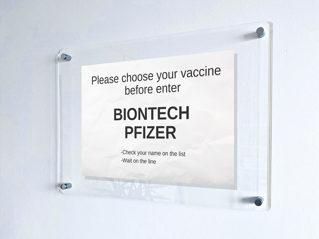 Information Paper Hanger Floating Frame, Poster Frame, Clear Acrylic ...