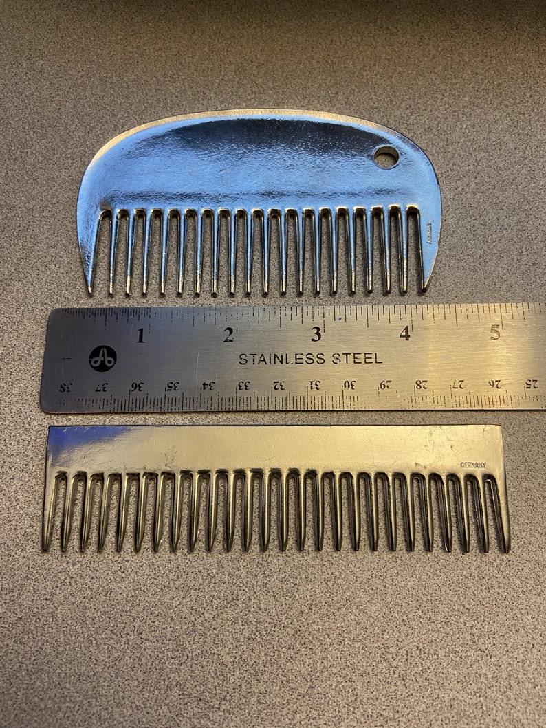 NOS - Vintage Aluminum Military Issue Horse Combs – Set of Two - Pre ...