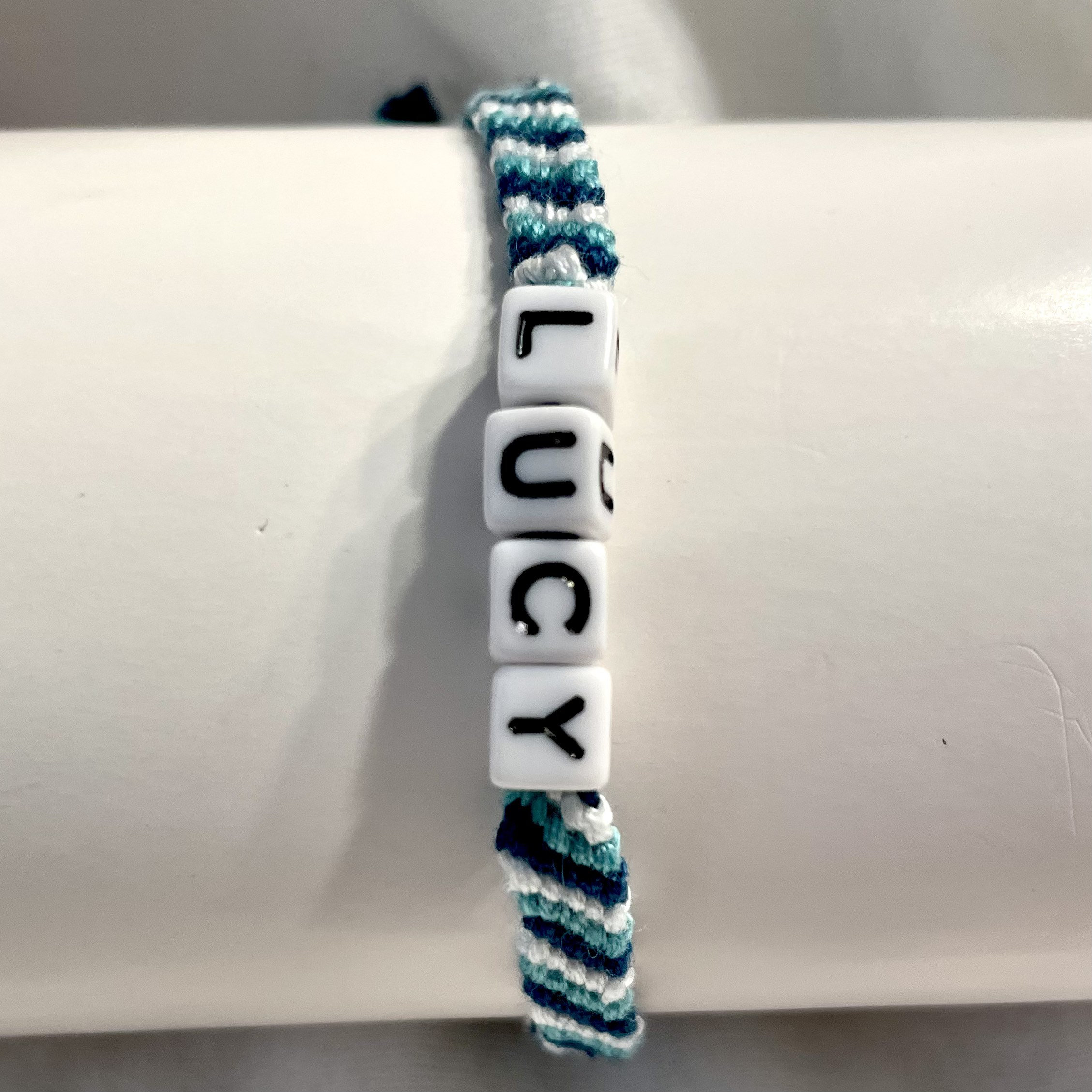Friendship Bracelet, Personalized, Hand-made, Letter Bead Bracelets ...