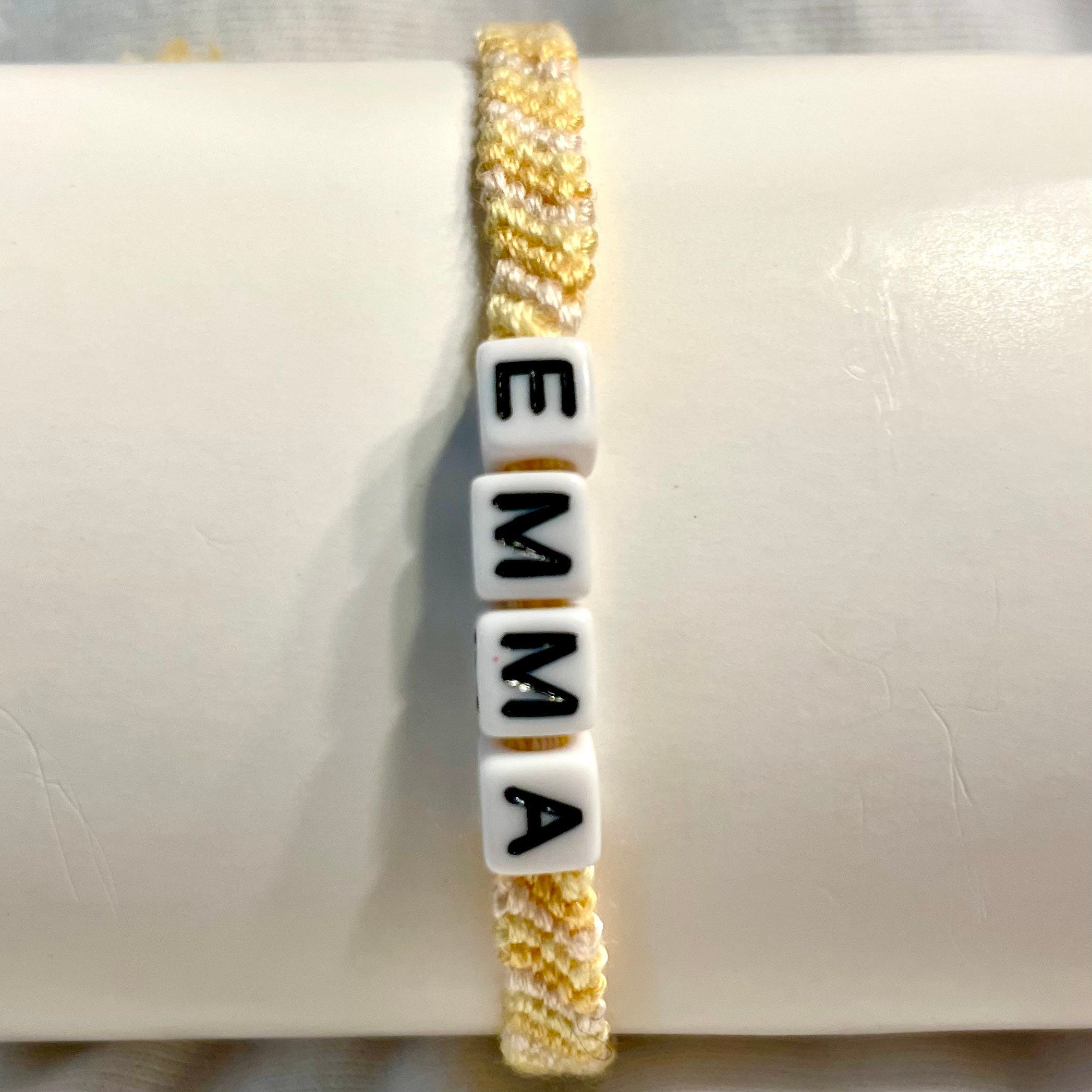 Friendship Bracelet, Personalized, Hand-made, Letter Bead Bracelets ...