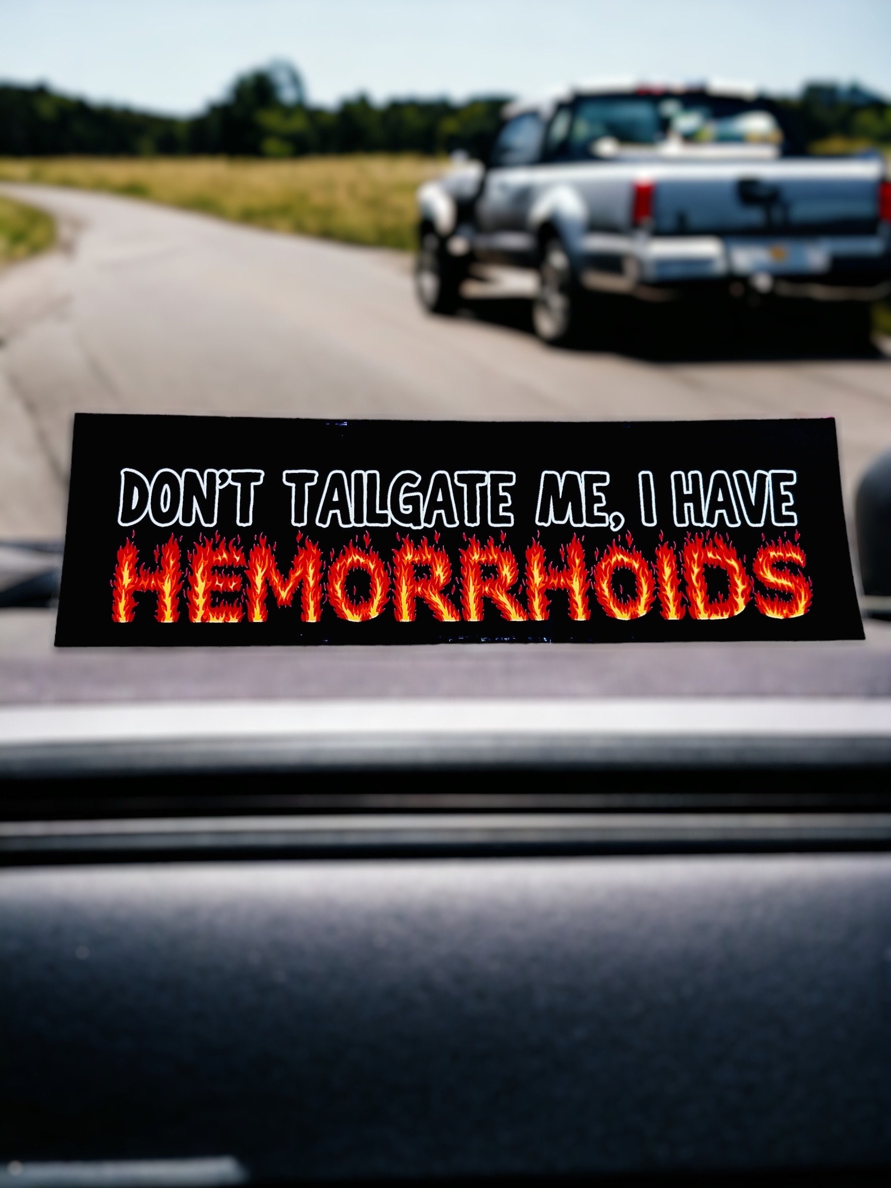 Funny Meme Hemorrhoid Bumper Sticker Boomercore Meme for Zoomers, Teens ...