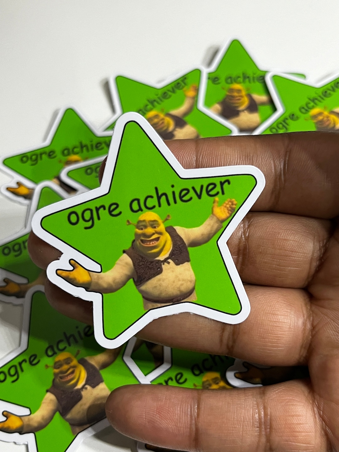 Shrek Ogre Meme Glossy Statement Sticker Uplifting - Etsy Canada